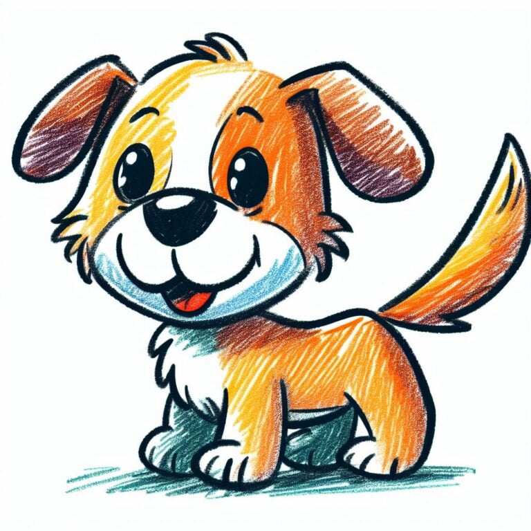 Pies rysunki łatwy 🐾 | Rysunki